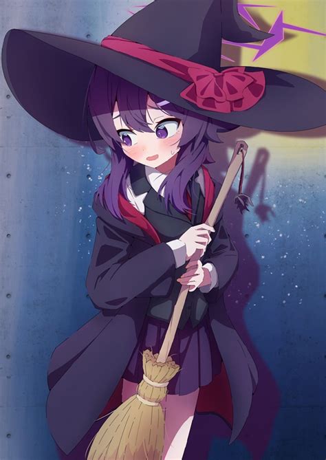 Relief 07 Haruka Blue Archive Blue Archive 1girl Alternate Costume Broom Hair Ornament