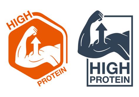 710 High In Protein Icon Stock Illustrations Royalty Free Vector