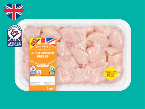Birchwood British Diced Chicken Breast Lidl Great Britain