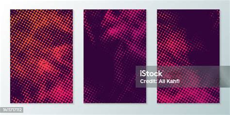 추상 하프톤 텍스처 배경 브로셔 전단지 잡지 명함 브랜딩 배너 헤더 책 표지 그래픽 디자인 배경을위한 현대적이고 트렌디 한 템플릿 디자인 0명에 대한 스톡 벡터 아트 및