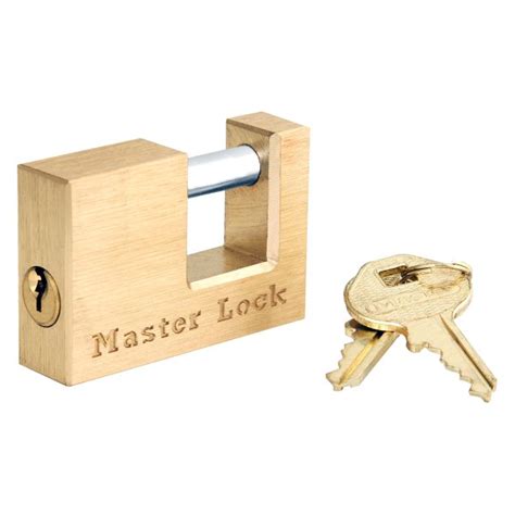 Master Lock® 605dat Solid Brass Coupler Latch Lock