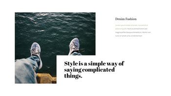 Men S Style Fashion Presentation PowerPoint Templates Design