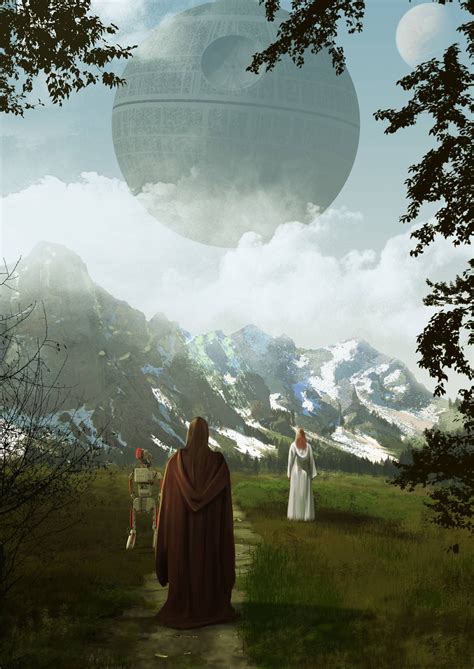 Alderaans Last Moments Star Wars Planets Star Wars Artwork