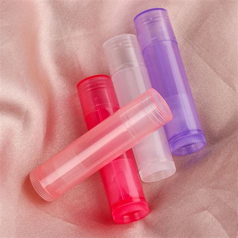 10 Pcs 5ml Lipstick Tube Diy Lip Balm Containers Empty Cosmetic