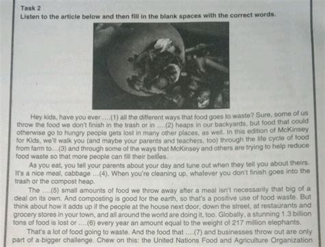 Task 2 Listen To The Article Below And Then StudyX