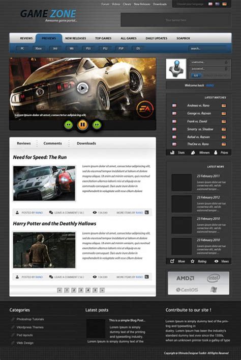 Top 50 Photoshop Web Layout Tutorials From 2011 Designbeep