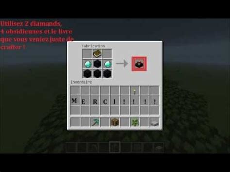 Comment Construire Table D Enchantement Minecraft