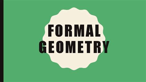 Welcome Back Formal Geometry Ms Ramilo Find A