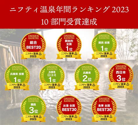 ニフティ温泉10冠受賞！有馬街道温泉すずらんの湯が全国＆関西1位の受賞を頂きました！ トラベルスポット