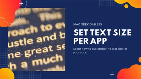IOS15 Set Text Size Per App The Mac Observer