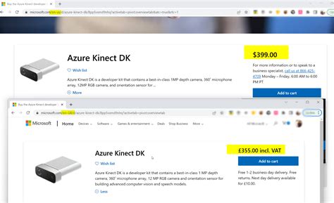 Does Edu Pricing Still Exist For Azure Kinect Dk In Germany