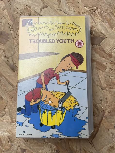 BEAVIS AND BUTTHEAD Vhs Troubled Youth Mtv EUR 11 71 PicClick FR
