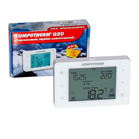 Стаен термостат Computherm Q20 програмируем Elkom Express Ltd