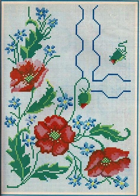 Pin By Maria Jose On Flores Cross Stitch Flowers Floral Cross Stitch