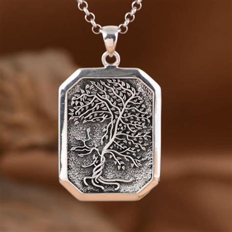 Tree Pendant Etsy
