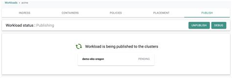 KOP Workloads Publish Rafay Product Documentation