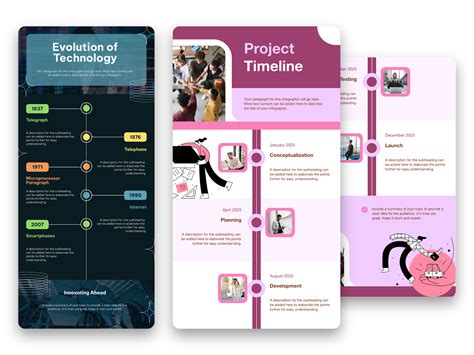 Creador de líneas del tiempo gratuito Piktochart AI Piktochart