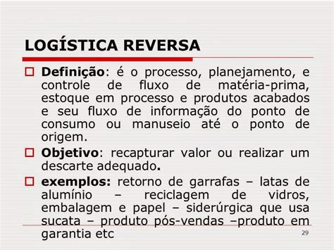 2ª Parte Sobre LogÍstica Reversa Educação Ambiental E