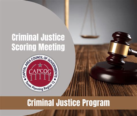 Criminal Justice Grant Scoring Meeting ⋆ Capital Area Council Of