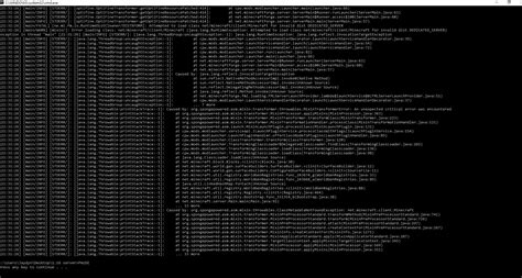 1165 Forge Server Crashing Need Help Plz Support And Bug Reports
