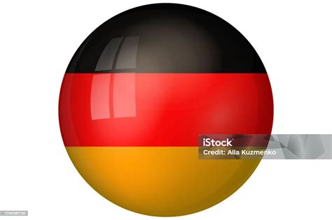 독일의 국기입니다 공식 색상의 독일 국가 상징 템플릿 아이콘입니다 추상 벡터 배경입니다 둥근 유리 라이트 볼 3d 큰 거품 구체 0명에 대한 스톡 벡터 아트 및 기타 이미지
