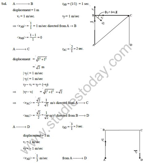 Cbse Class 11 Physics Kinematics Solved Examples