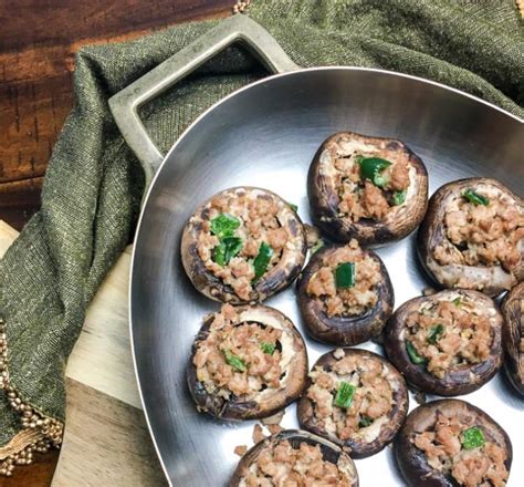 Turkey Stuffed Mushrooms The Amazing Mushroom