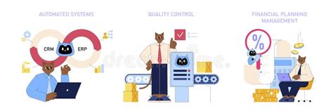 Ai In Medium Sized Business Stock Illustration Illustration Of Creativity Digital 370427755