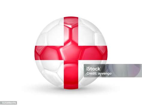 잉글랜드 국기와 3d 축구 공 잉글랜드 축구 국가대표팀 컨셉 축구에 대한 스톡 벡터 아트 및 기타 이미지 축구 축구공
