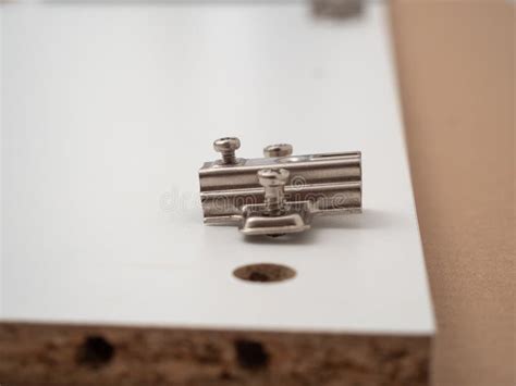 Pieces Of Furniture And Tools In The Process Of Assembly Stock Image