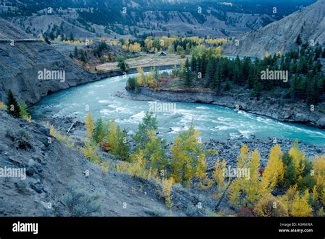 Chilcotin River Flowing Through Farwell Canyon Cariboo Chilcotin