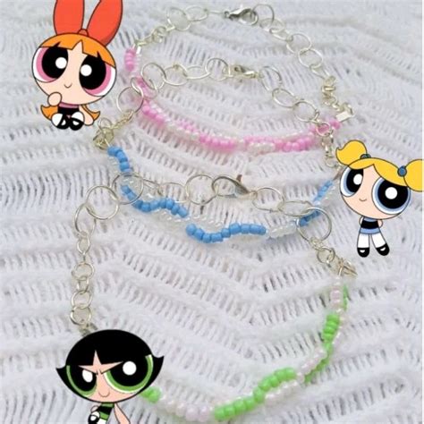 kit 3 pulseiras meninas super poderosas de miçangas praianas artesanato Shopee Brasil