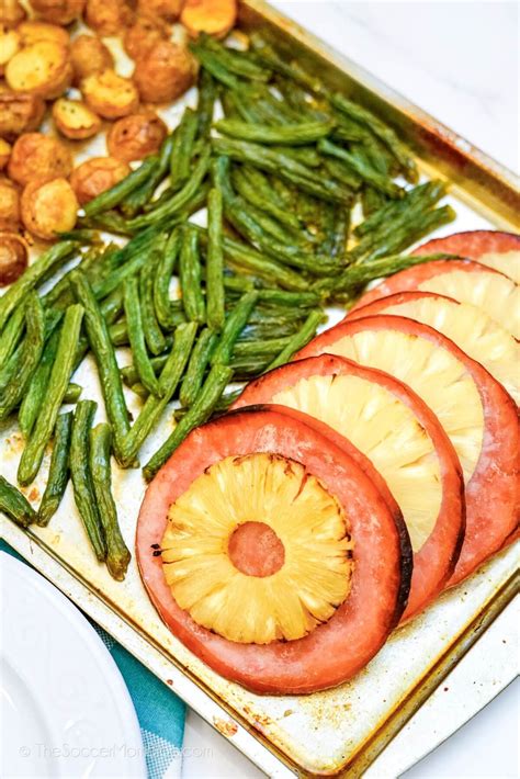 Easy Sheet Pan Ham Dinner The Soccer Mom Blog