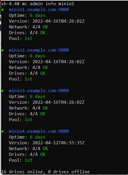 how to config nginx to redirect to all minio distributed node urls