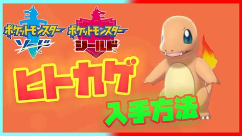 ヒトカゲの入手方法を解説！【ポケモン剣盾 クリア後】 Youtube