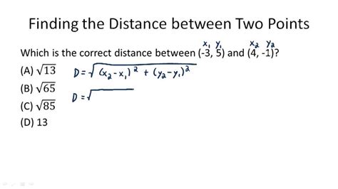 Distance Formula Example Video Algebra CK Foundation