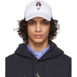 Polo Ralph Lauren 限量polo熊 棒球帽 老帽 成人款 白色 現貨 美國姐妹屋 蝦皮購物