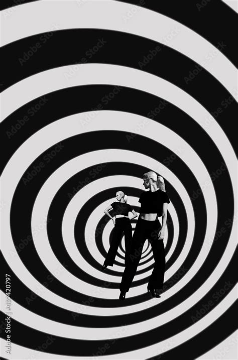 Women In Spiral Stock Photo Adobe Stock