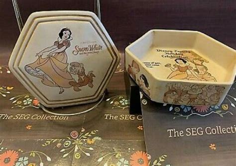 Porta Jóias de Porcelana Branca de Neve e Os Sete Anões Colecionador