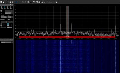 Software Defined Radio Why Is 20m Band Waterfall Showing Signals
