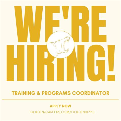 Remotejobs Hiring Coordinator Learninganddevelopment Golden Hippo