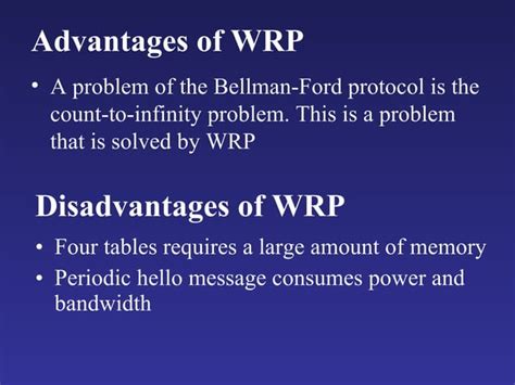 Wireless Routing Protocols Ppt Computer Networking Computing