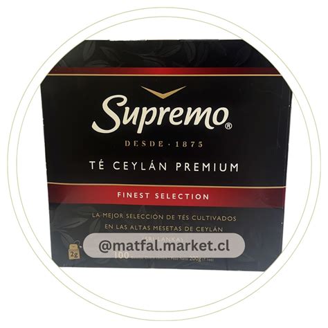 Te Supremo 100 Sobres