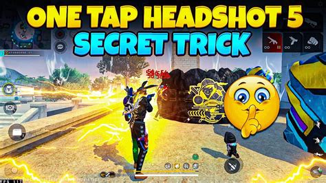 New Secret One Tap Headshot Settings 🔥 5 Genuine Tips And Tricks