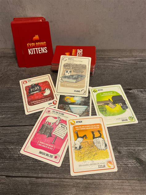 Exploding Kittens Accessibility Kit 64 Ounce Braille