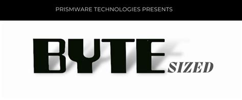 welcome to byte sized