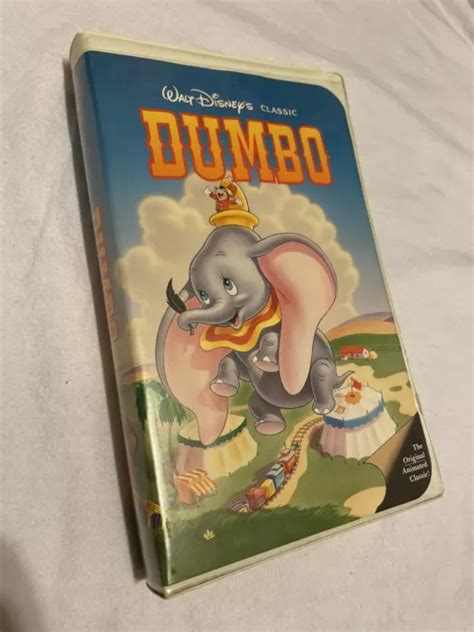 Rare Dumbo Vhs 024 Walt Disney Classique édition Diamant Noir Vhs 1991