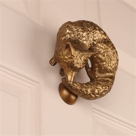Fox Door Knocker New Design By Adams And Mack