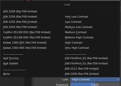 Working In Agx Color Management Basics Interface Blender Artists