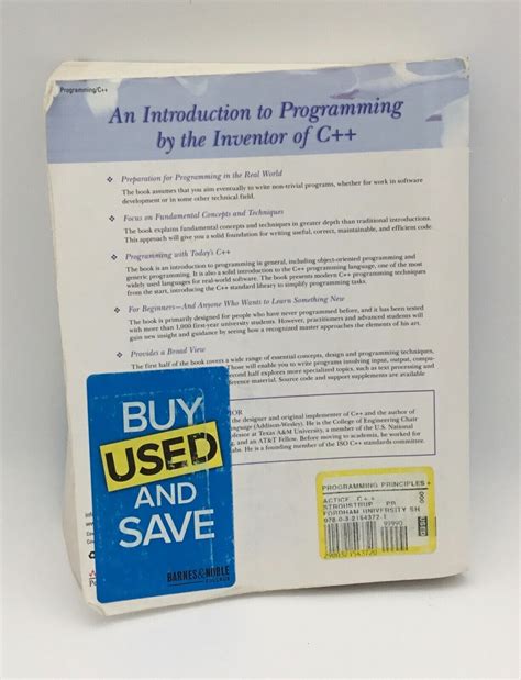 programming principles and practice using c 1st edition paperback